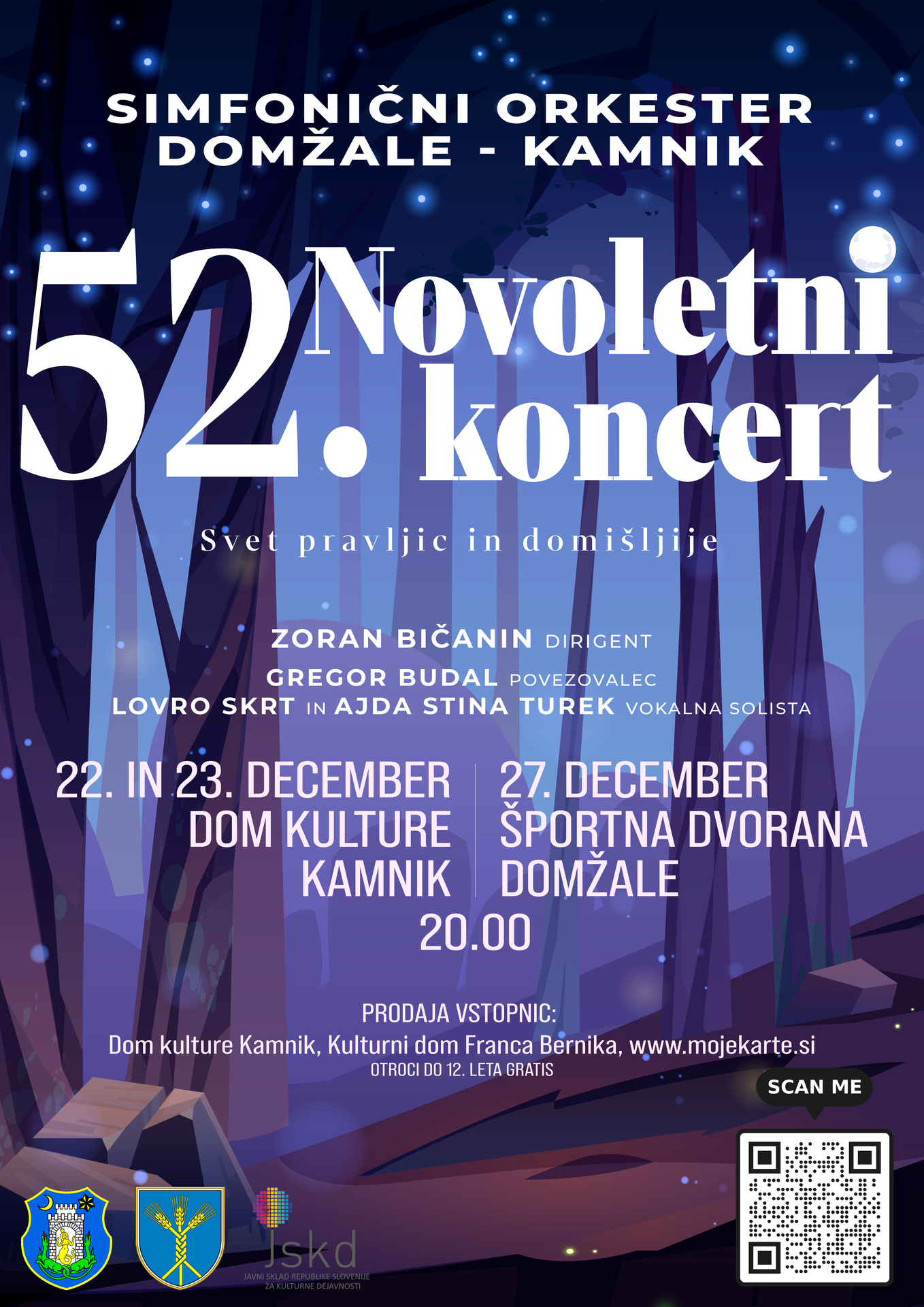 Simfonični orkester Domžale-Kamnik: 52. Novoletni koncert | Zavod za kulturo Kamnik